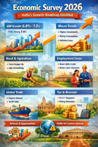 Economic Survey Tracks Progress and Flags Key Risks - News Simplified
